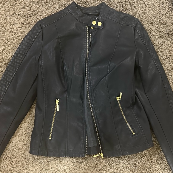 Baccini | Jackets & Coats | Baccini Faux Leather Jacket | Poshmark